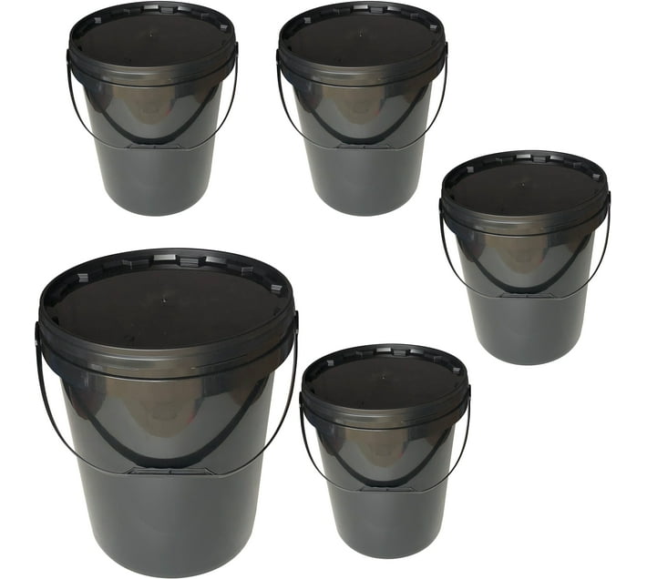Vende Marketplace 20 L Plastic Bucket (Black) | Makro