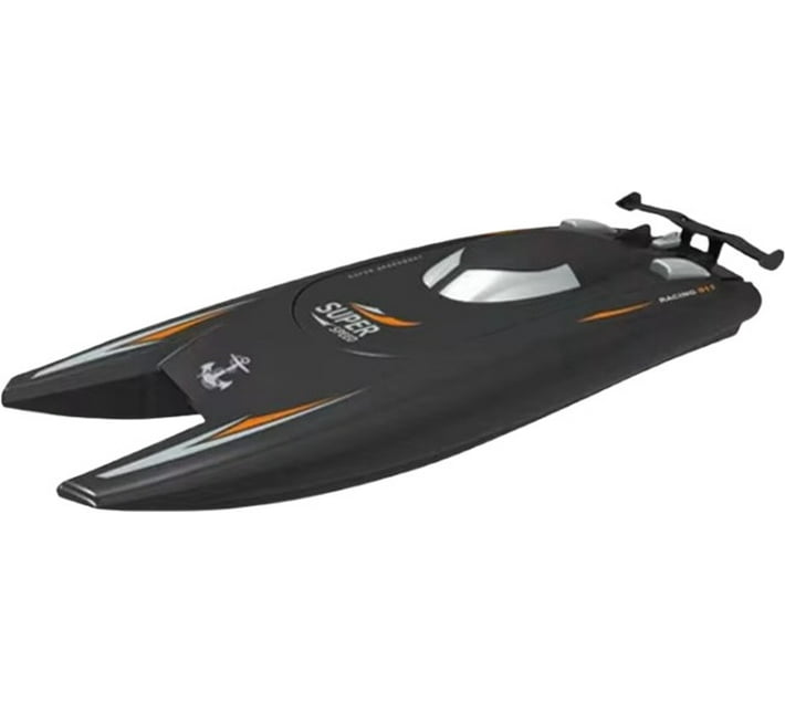 Super Speed Remote control racing boat (Black, Orange, White) | Makro