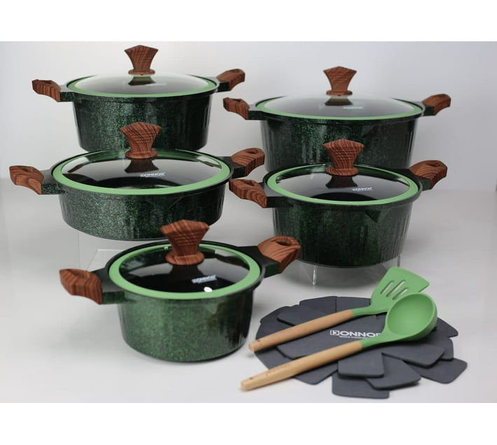 N/a 1 Non-Stick Coated Cast Iron Cookware Set (10 - Piece) | Makro