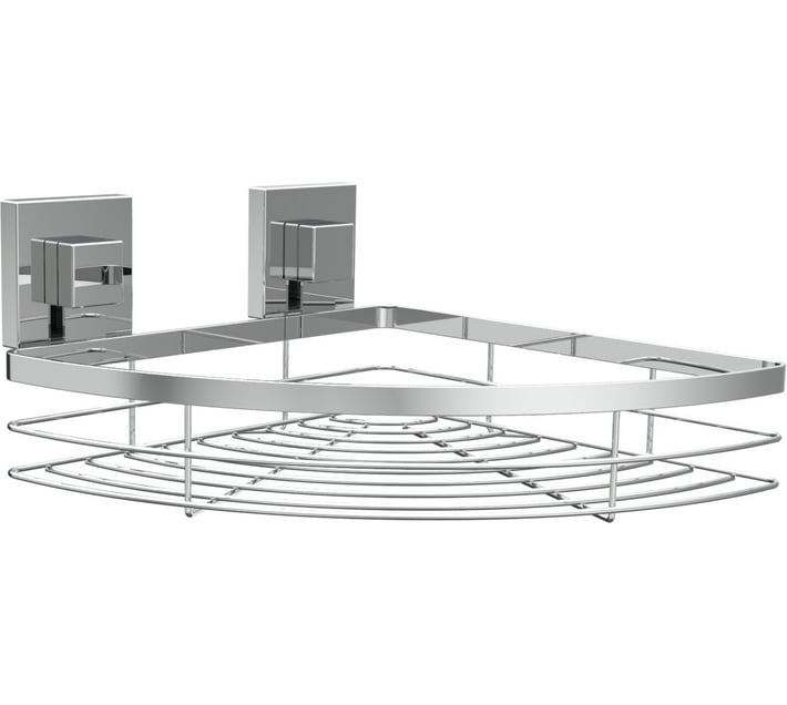 Bodie Fusion-Loc - Corner Shower Shelf Shelf Organizers (Silver ...