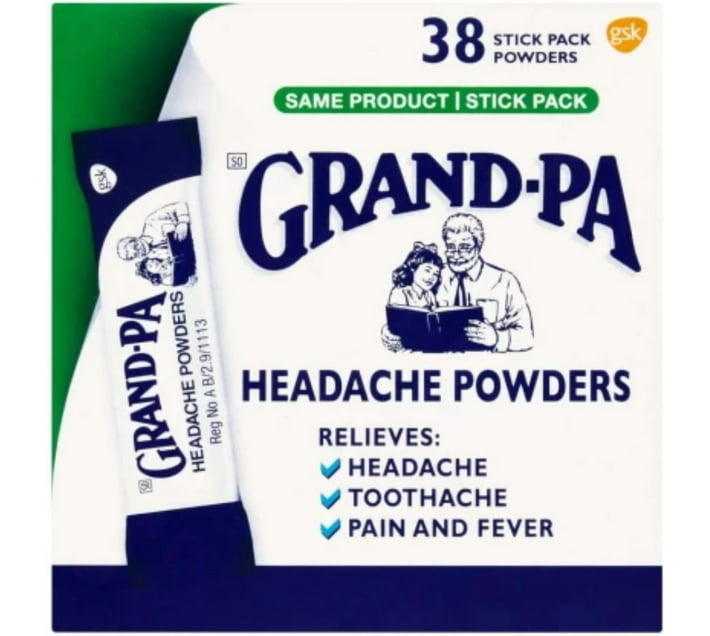 Buy Grandpa Headache Sachets Powder (12 x 38 Unit) in Bulk | Makro Business