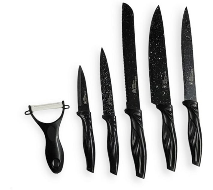 Generic Non Stick Knife Set Steel Knife Kitchen Tool Set | Makro