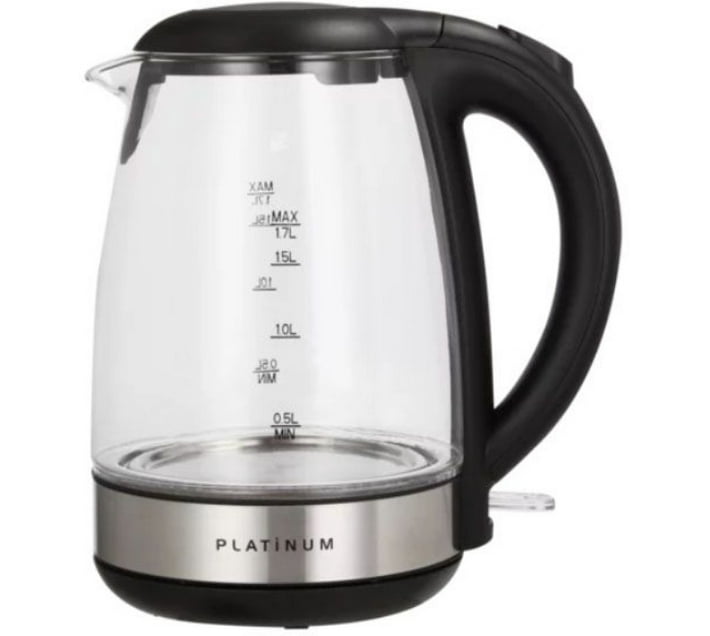 Buy Platinum Glass Cordless 1.7L Electric Kettle (1.7 L, Clear) in Bulk ...