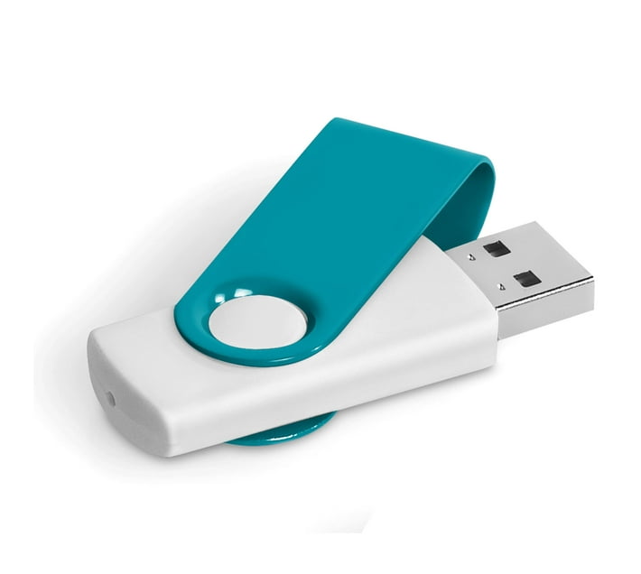 Someone’s in a Makro Axis Gyro White Memory Stick - 4GB - Turquoise Mood