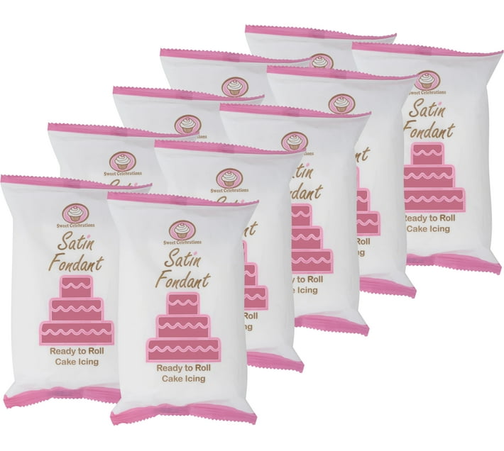 Buy Sweet Celebrations Satin Fondant Hot Pink Sugar Paste (500 g, Pack ...