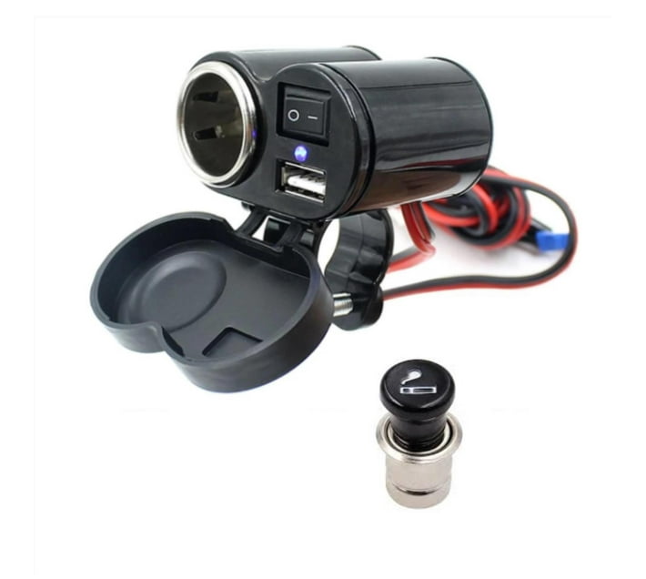 Someone’s in a Makro Andowl Motorcycle USB charging / Cigarette Lighter ...