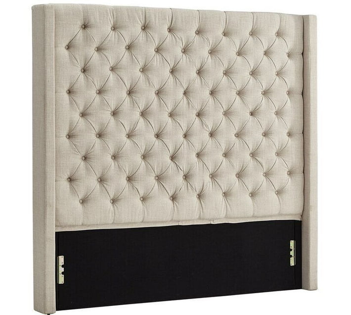 Lifestyle Home Square Shaped Headboard - King (Beige) | Makro
