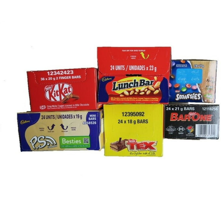 Nestle The Mega Minis Choc-a-Block Chocolate Hamper Milk Chocolate Bars ...