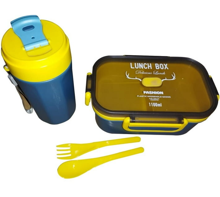 lauch box Fashion Lunchbox 2 Containers Lunch Box (500 ml) | Makro