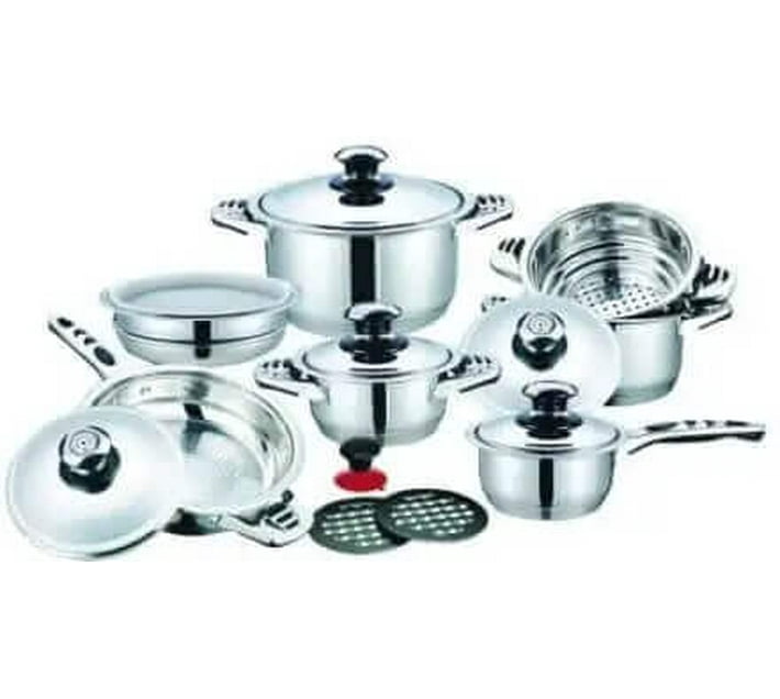 Perfect Dealz CHF5324 Stainless Steel Cookware Set | Makro