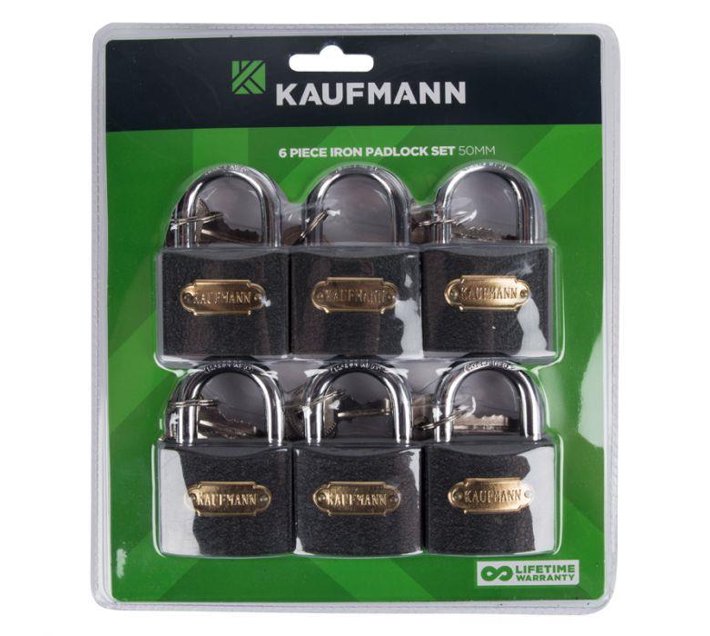 Someone’s in a Makro Kaufmann - Steel Lock Set 6 Piece 50Mm Mood