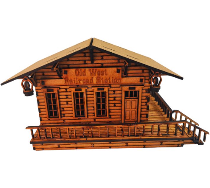 One Stop Gift Shop Wild West Railroad Train Station DIY Build It ...