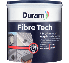 Duram Rainkote Fibre Tech Waterproofing White 1 L Builders | Paint for Sale