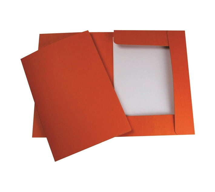 Someone’s in a Makro Files 10 Pack Heavy Duty Star Folders ORANGE Mood