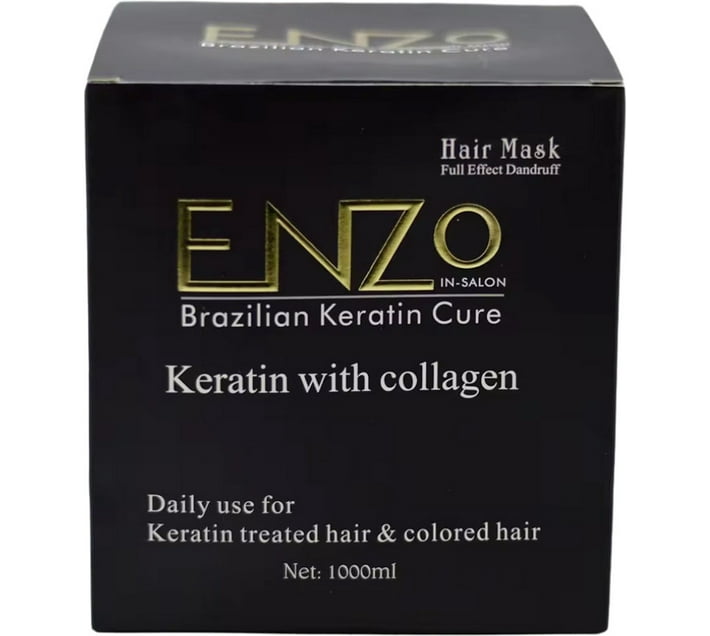 ethenzo Enzo Hair Mask with Brazilian Keratin & Collagen (1000 ml) | Makro
