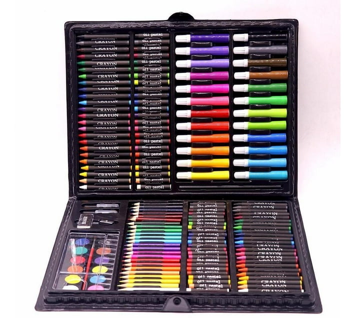 Genetic 168 Piece Art Set For Kids (Black) | Makro
