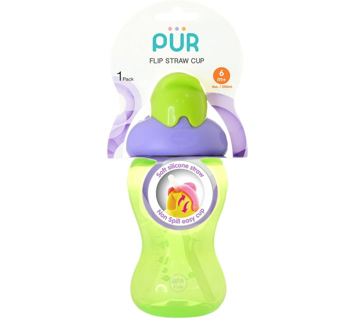 Longfield Trading-Pur Flip Straw Drinking Cup (Green) | Makro