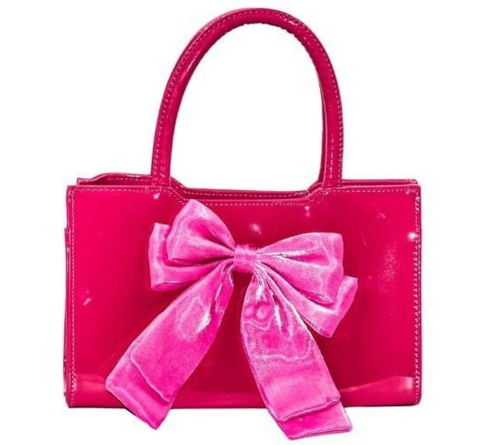 Missy Missi Pink Chic Bow Tote Shoulder Bag (Pink, 0.32 L) | Makro Missy Missi Pink Chic Bow Tote Shoulder Bag (Pink, 0.32 L) | Makro