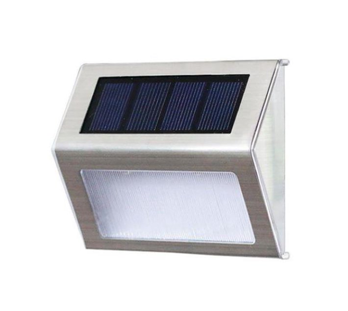 Someone’s in a Makro 6 LED Solar Stainless Steel Stair Ladder Lamp Wall ...