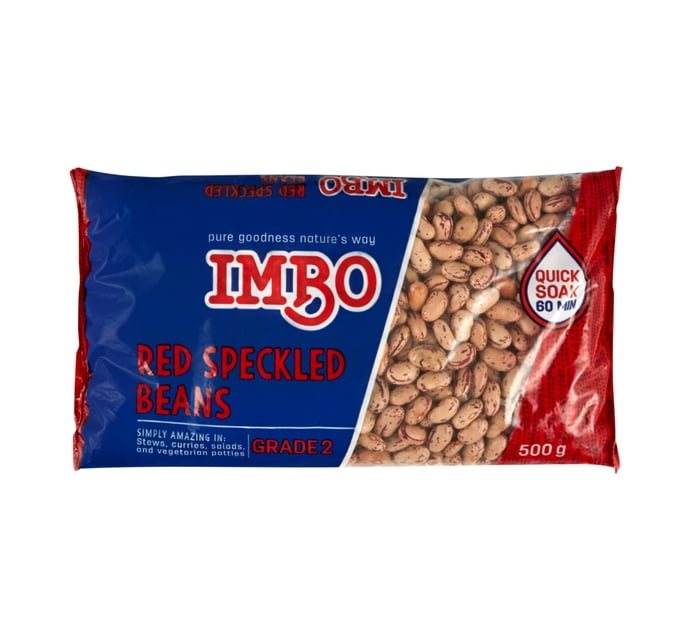 Imbo Red Speckled Sugar Beans (1 x 500g) | Makro