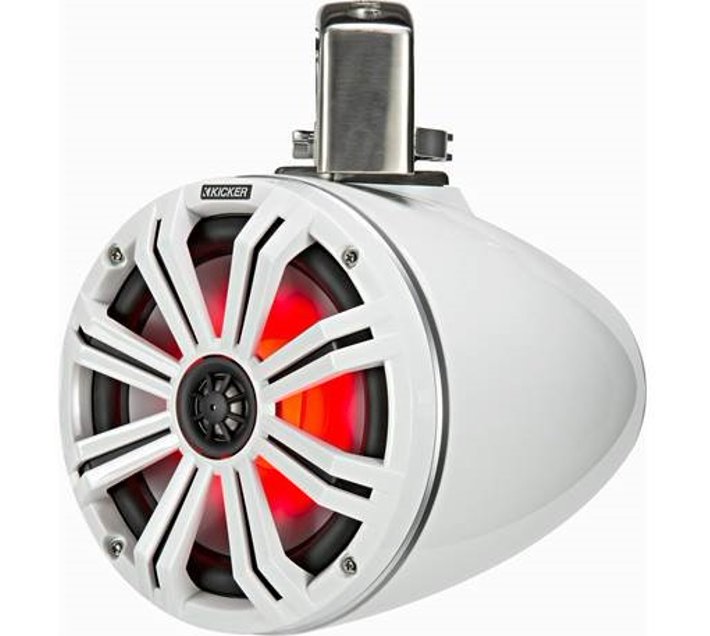 Kicker 45KMTC8W Subwoofer Rear Deck Mounted Round Car Speaker (300 W ...