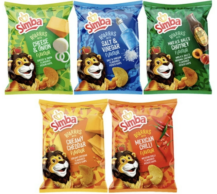 Buy Simba Combo 1 Chips (5 x 120 g) in Bulk | Makro Business