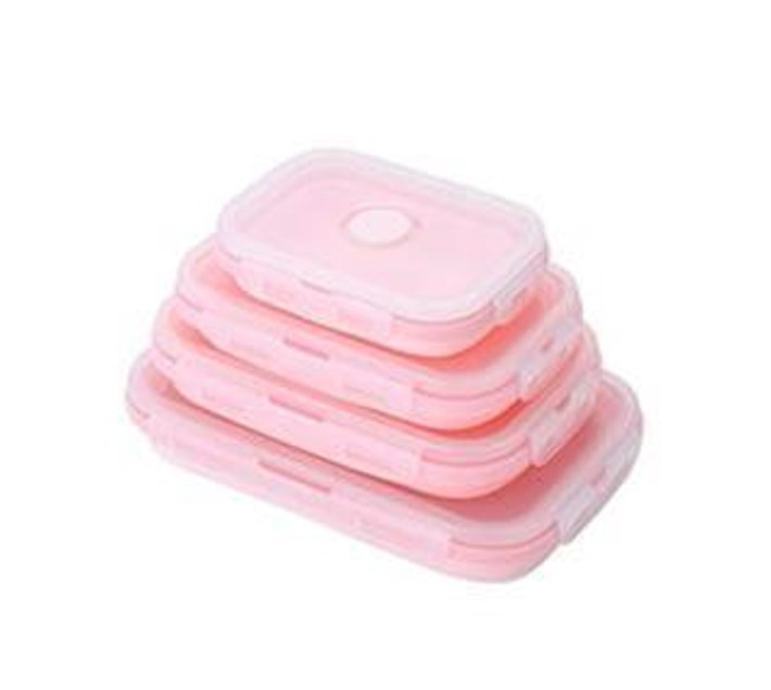 Someone’s in a Makro Collapsible Silicone Lunch Boxes BPA Free Food ...