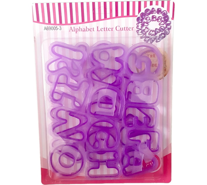 Maruti Groups ABC/ Alphabet Cookie Cutter Cookie Cutter (Pack of 25 ...