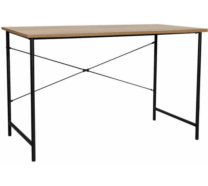 Click Furniture Nicole Desk Walnut Engineered Wood Study Table (Free ...