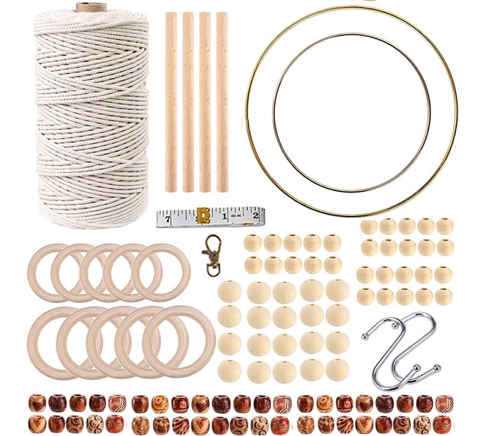 Someone’s in a Makro 121 Pcs Premium DIY Macrame Craft Kit For Dream ...