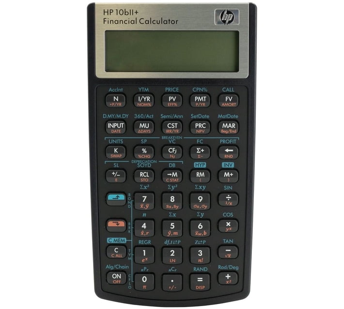 Buy HP 10Bii+ Financial Calculator (Alpha-Numeric Display Digit) in ...