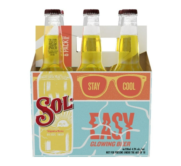 SOL Imported Mexican Beer NRB (6 x 330ml) | Makro