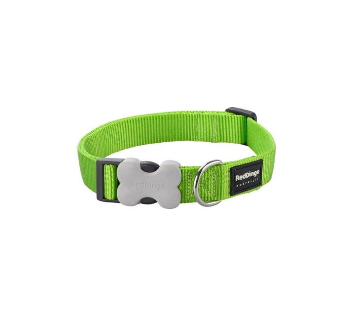Someone’s in a Makro Classic Adjustable Dog Collar- L Classic Lime ...