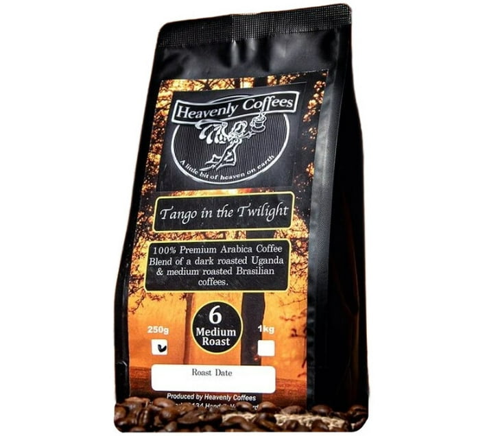 Heavenly Coffee Tango in the Twilight Medium Dark Roast Coffee - 1kg ...