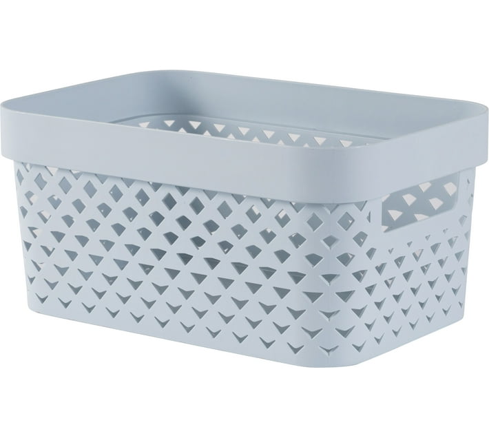 Curver by Keter Plastic Pure Blue 4.5L Storage Basket (Pack of 1) | Makro