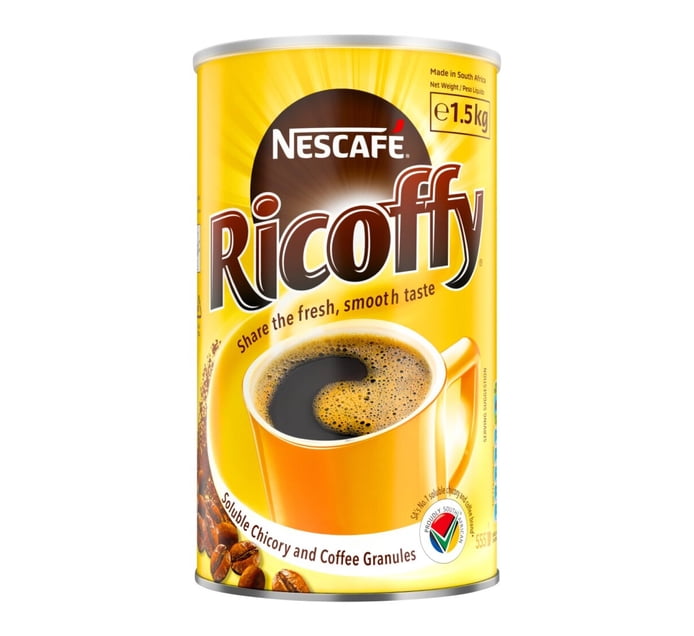Buy Nescafe Ricoffy Soluble Chicory and Coffee Granules 1.5kg in Bulk ...