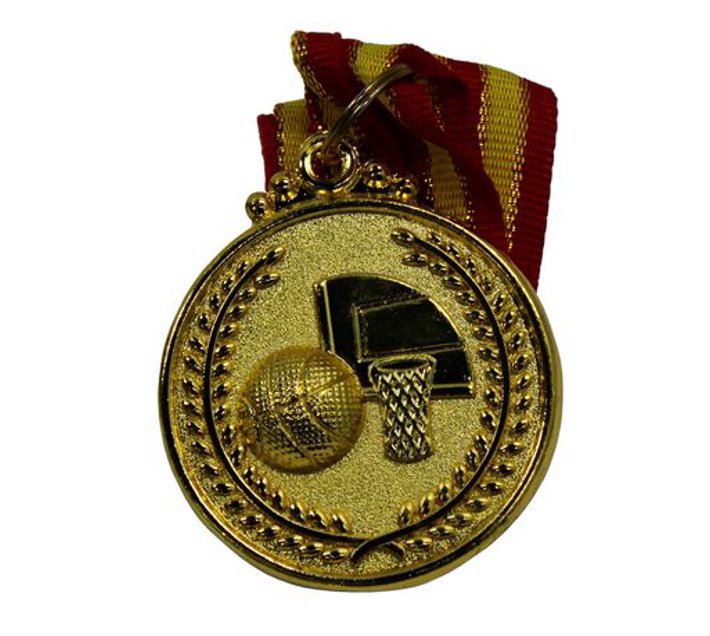 Someone’s in a Makro Medal - Basketball Alloy Metal Medal with Ribbon ...