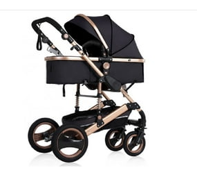 Generic 699531342468 Stroller Pram (Multi, Black) | Makro