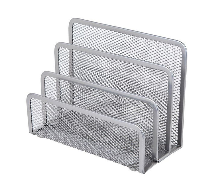 Wire Mesh Letter Holder - Silver | Makro