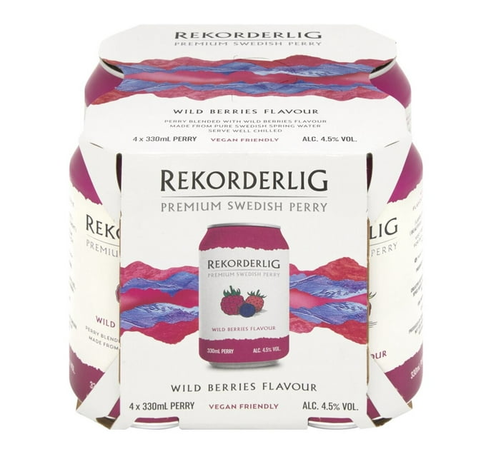Buy Rekorderlig Wild Berries (4 x 330 ml) in Bulk | Makro Business