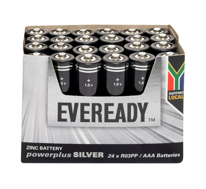 Eveready Power Silver AAA Batteries 24-Pack | Makro