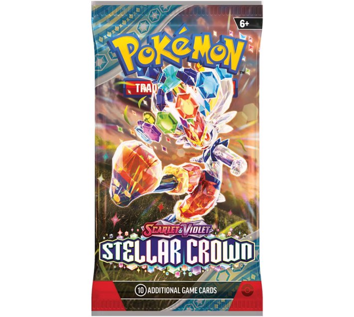 Pokémon Scarlet & Violet Stellar Crown Booster Pack Each Paper ...