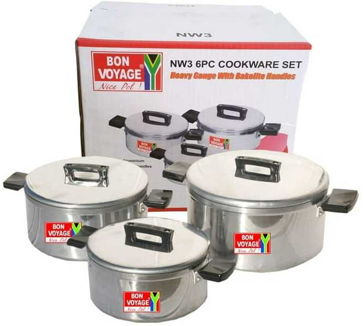 6-Piece Cookware Set NA Stainless Steel Cookware Set (6 - Piece) | Makro