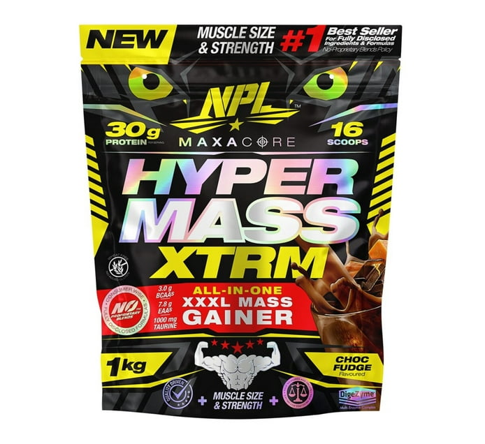 Someone’s in a Makro NPL 1kg Mass Builder For Weight Gain Mood