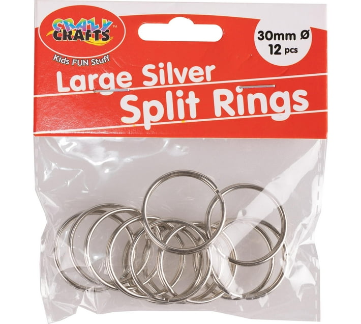 Someone’s in a Makro Split Rings - Large Silver Split Rings 3cm - 12pcs ...