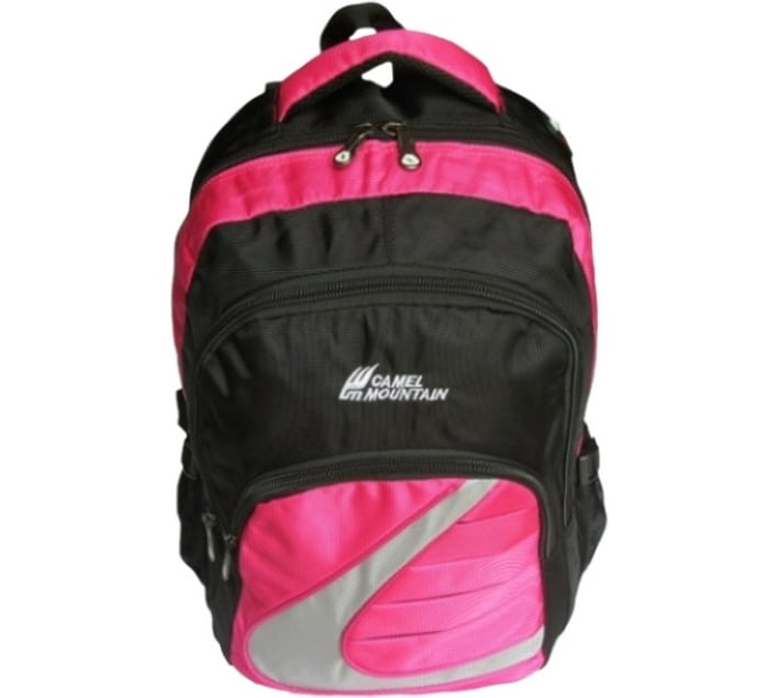Camel Mountain Laptop Backpack Waterproof Backpack (Black, Pink, 25 L ...