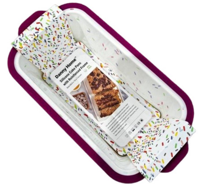Danny Home DH3470-SPECKLE Silicone Speckled Loaf Pan 28.5cm Silicone ...