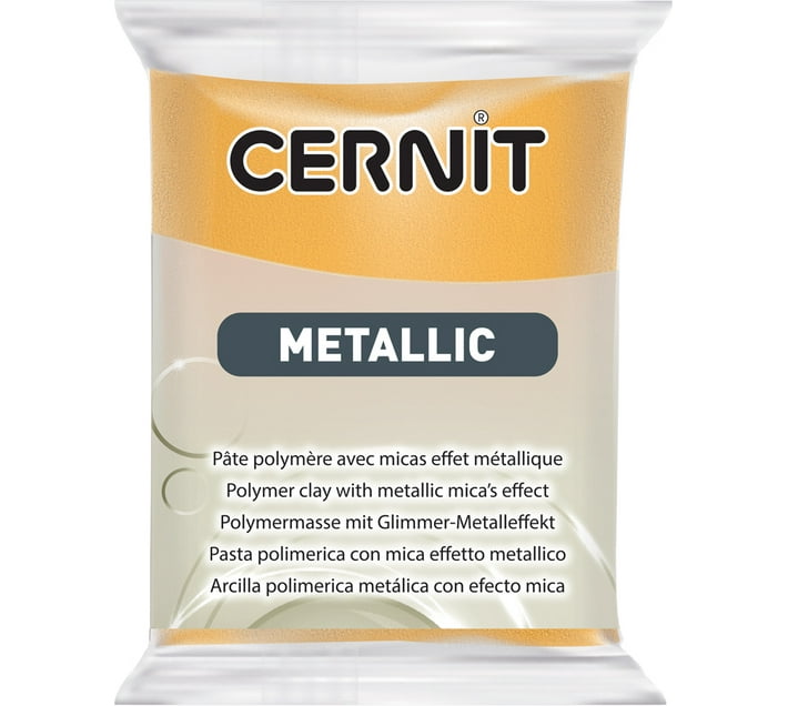 Cernit Metallic 56g Gold Clay Art & Moulding Art and Craft Kit (Gold ...