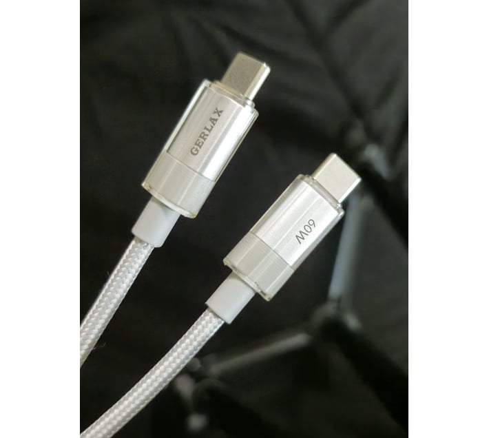 GERLAX USB Type C To USB Type C 1 m L35T (Compatible with Mobile, White ...