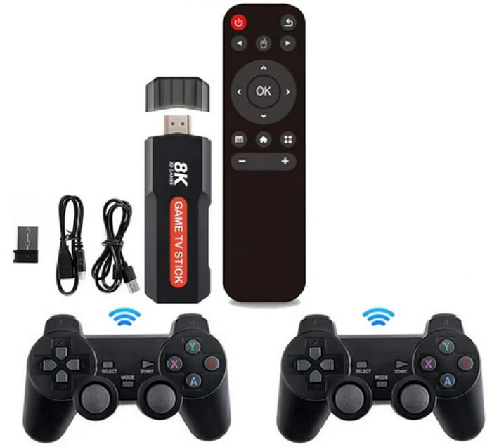 Ashcomonline Video game console with wireless controller NA GB (Black ...